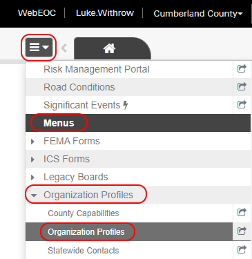 Organization Profiles: Creating Events – NCEM